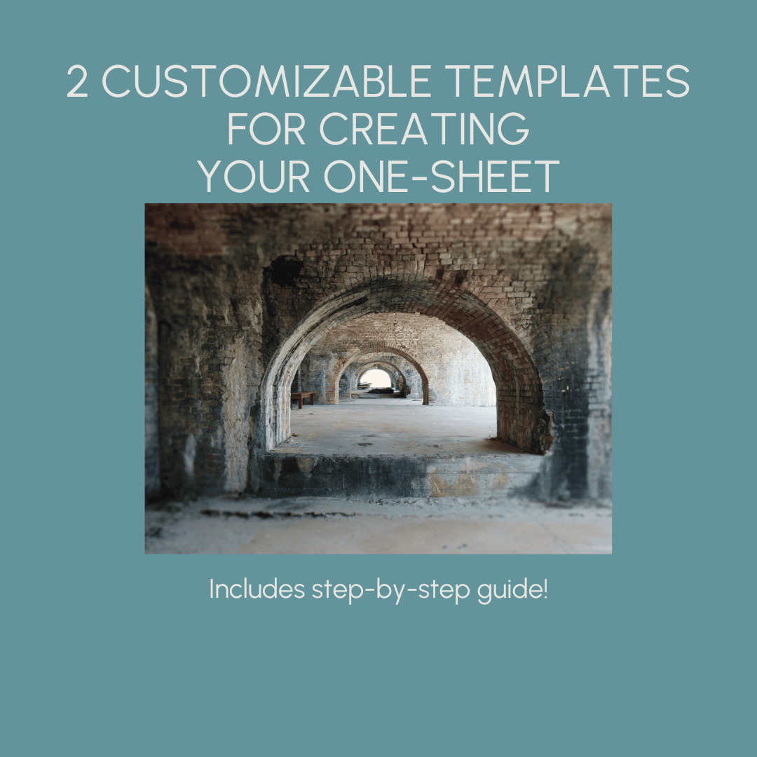 One-Sheet Templates - Jen Dodrill Writes